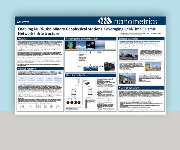 Posters & Presentations | Resources | Nanometrics