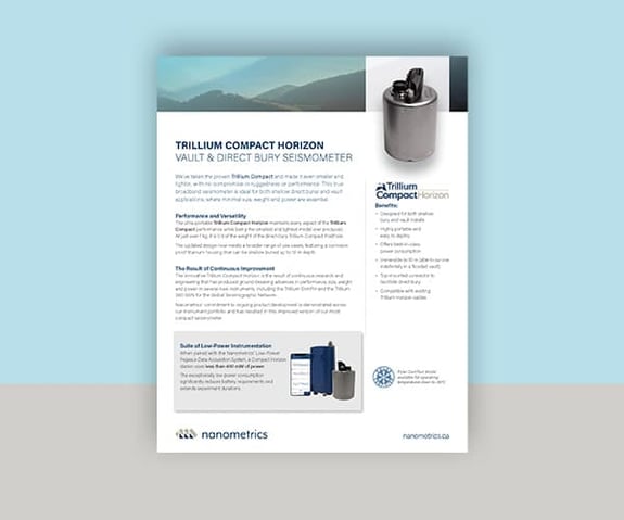 Data Sheets & Brochures | Resources | Nanometrics
