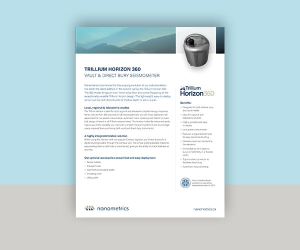 Data Sheets & Brochures | Resources | Nanometrics
